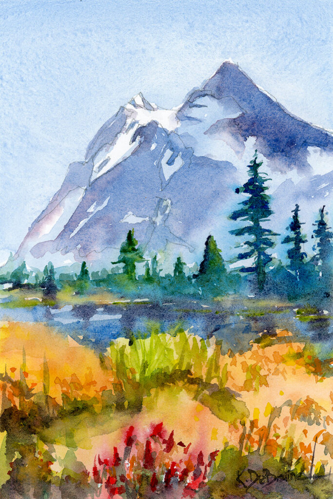 Watercolor Art by Kris DeBruine - Pacific Northwest Artist
